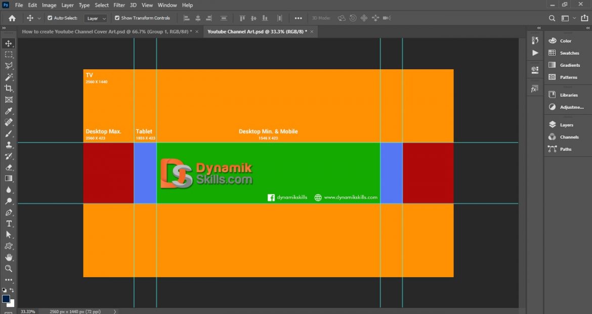 How to Create YouTube Channel Cover Art 2020